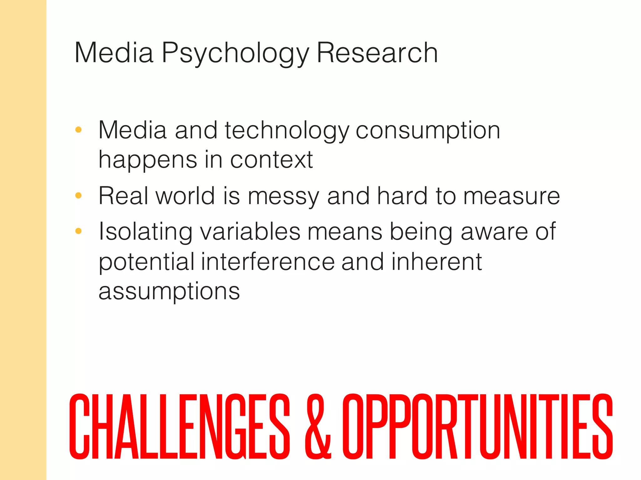 From Selfies to Fan Experience: Research Interests - Pamela Rutledge | PPT