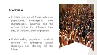 People & Earth's Ecosystem -Lesson 2: People & Population | PDF