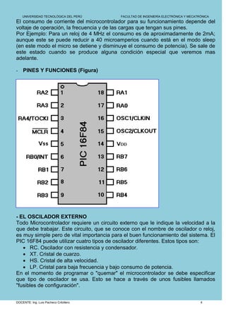 Implementacion del 16F84A | PDF