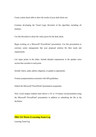 Prg 211 prg211 | PDF