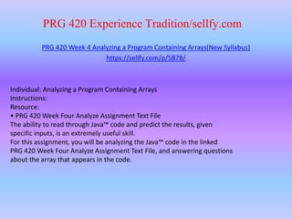 Prg 420 education changes / sellfy.com