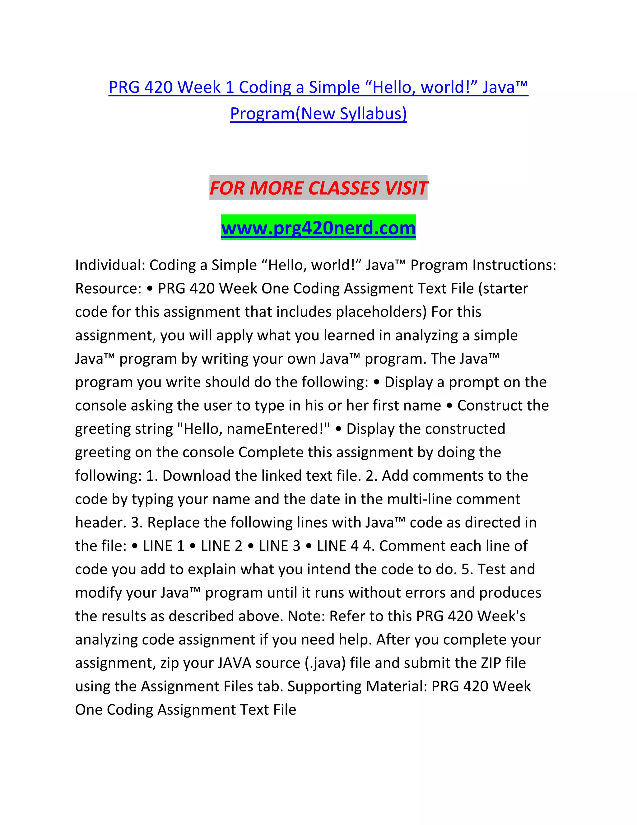 PRG 420 NERD Achievement Education--prg420nerd.com