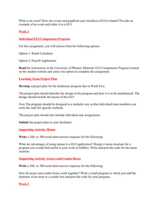 Prg 421 entire course | DOC