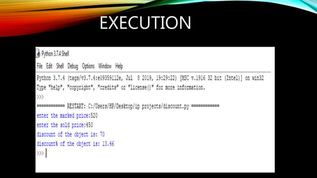 Python basic Program | PPT