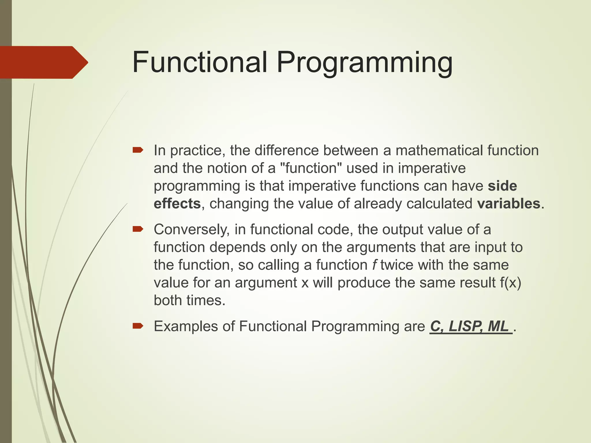 Prgramming paradigms | PPTX