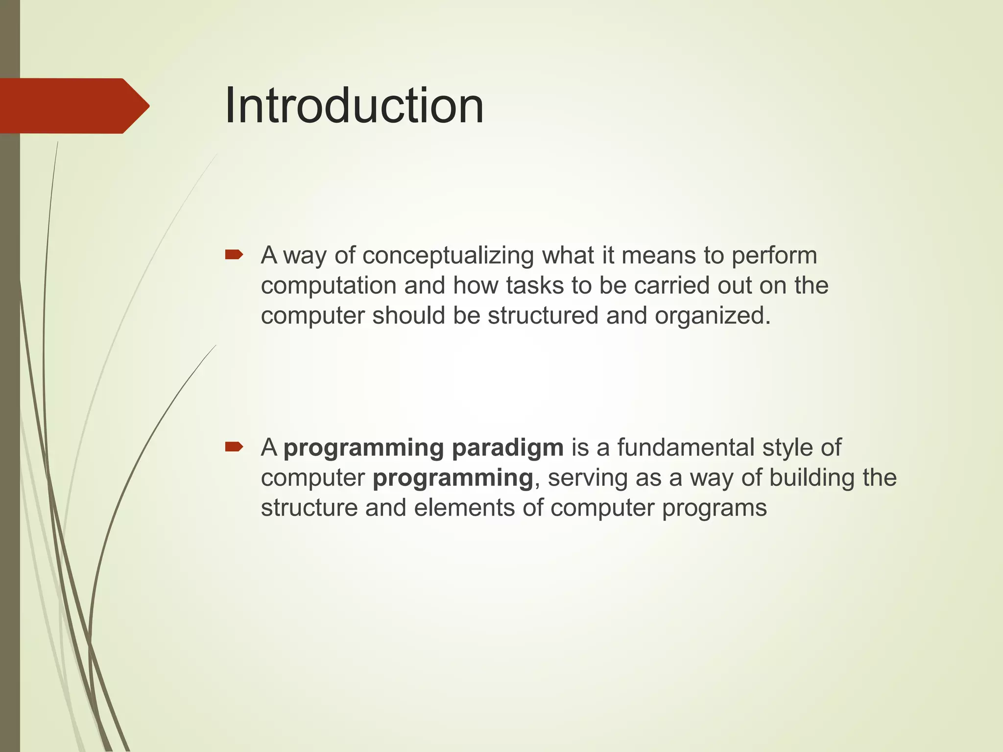 Prgramming paradigms | PPTX