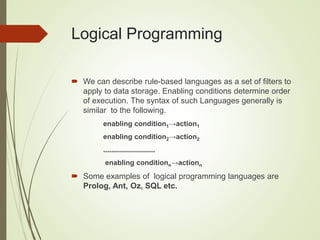 Prgramming paradigms | PPTX