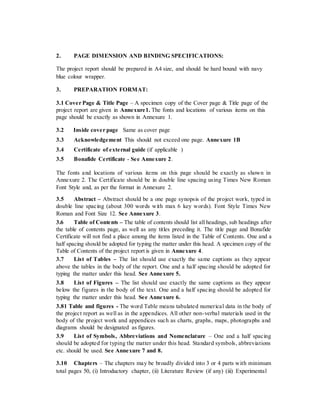 Project Report Guidelines | PDF