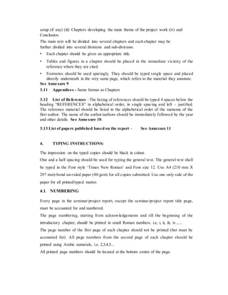 Project Report Guidelines | PDF