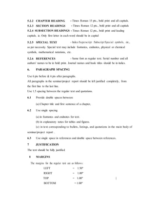 Project Report Guidelines | PDF