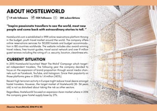 Hostelworld PR campaign proposal | PDF