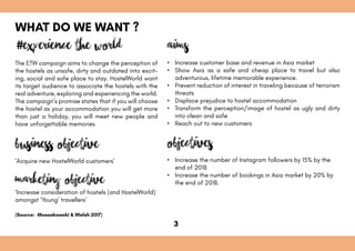 Hostelworld PR campaign proposal | PDF