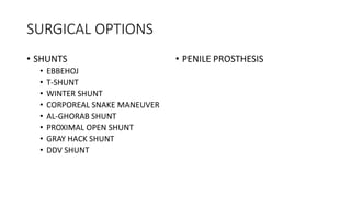 Priapism | PPTX | Blood Disorders | Diseases and Conditions