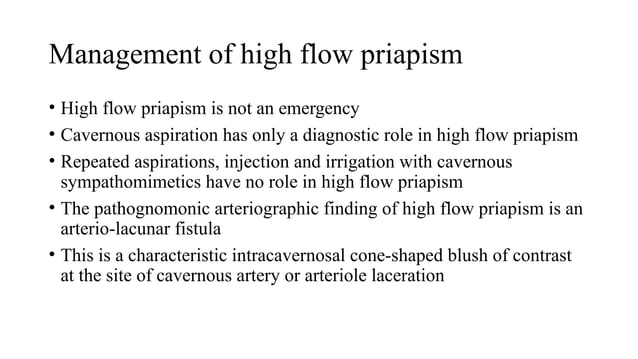 THE MEDICAL AND SURGICAL MANAGEMENT OFPRIAPISM.pptx