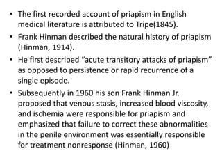Priapism | PPTX