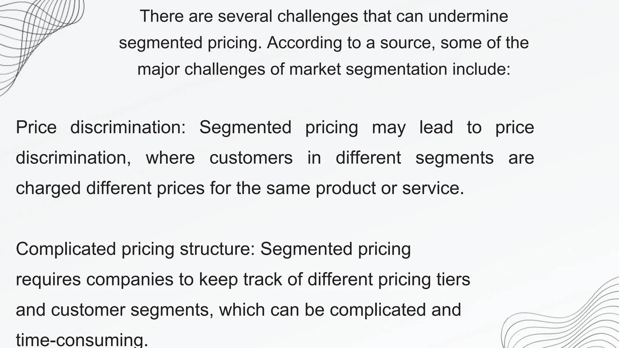 PRICE STRUCTURE includes Segmented Pricing - by Group 4 | PDF