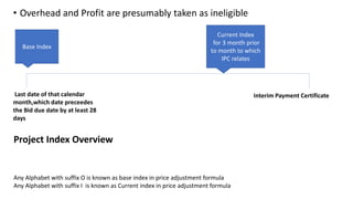 Price adjustment and escalation | PPTX
