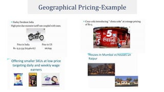 Price Adaptation-Geographical pricing PPT | PPTX