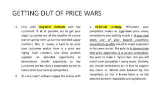 The Price Advantage - Book Summary | PPTX