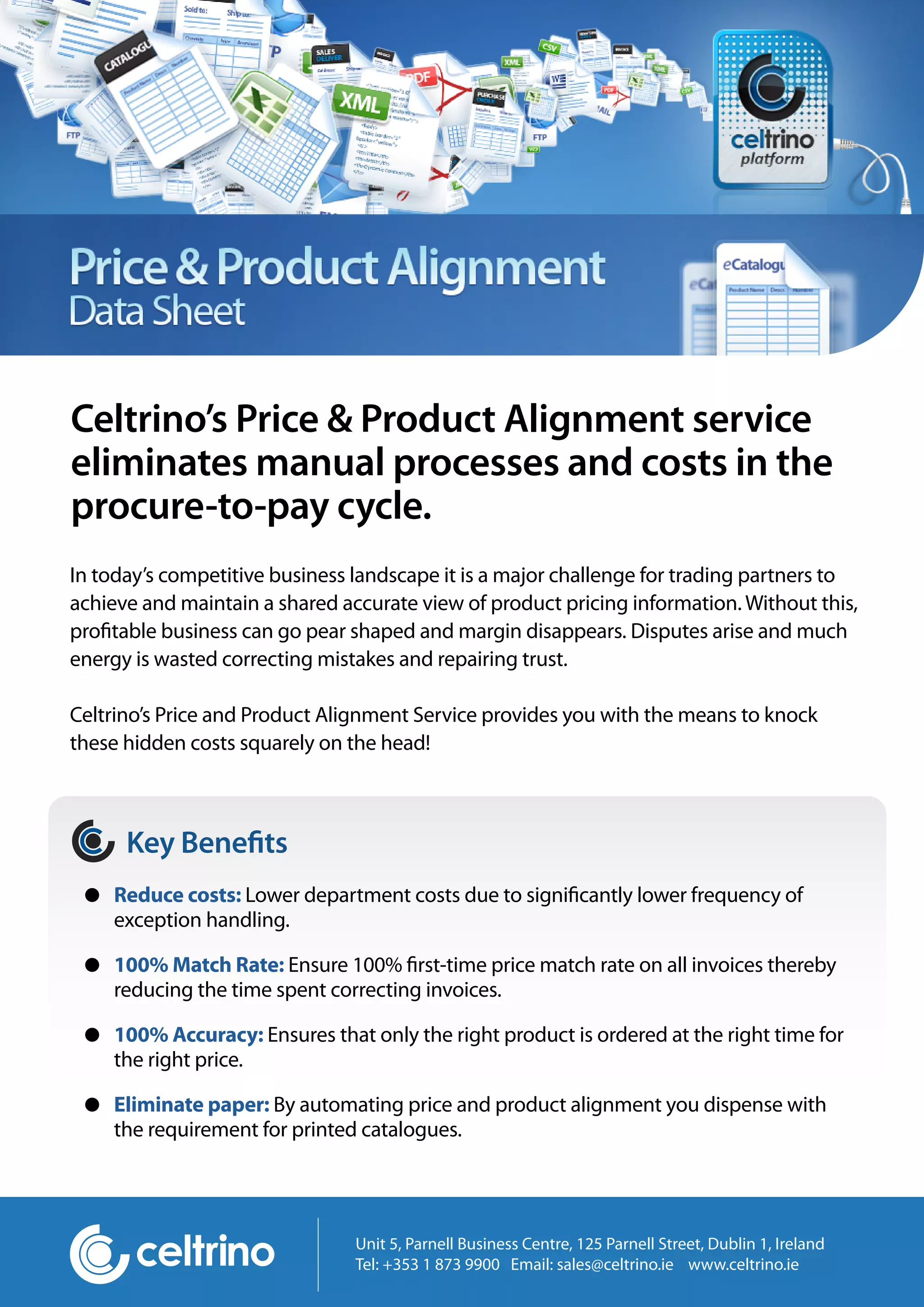 Price and product alignment - Take human error out of your process | PDF