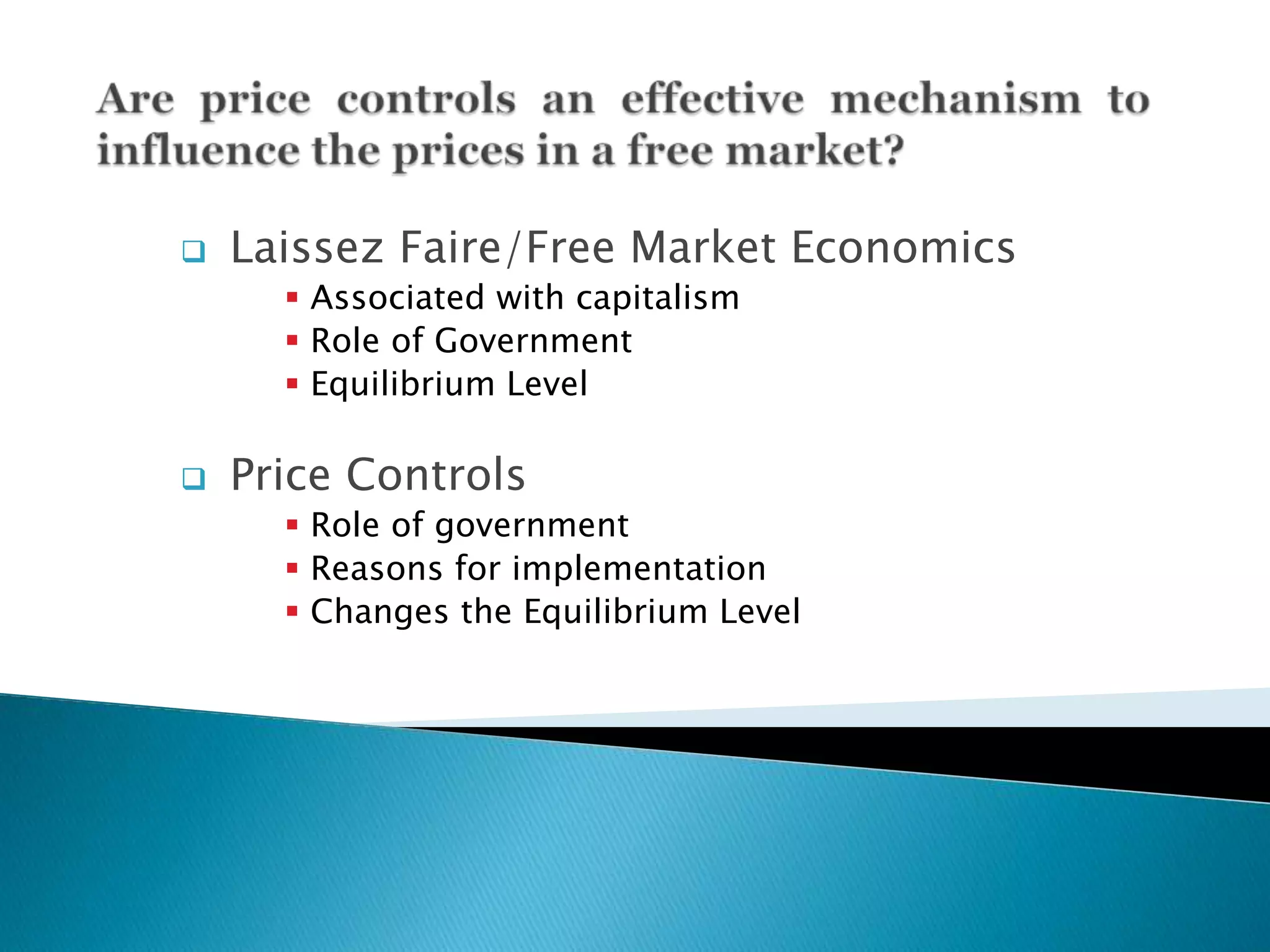 Price ceiling and price floor | PPTX