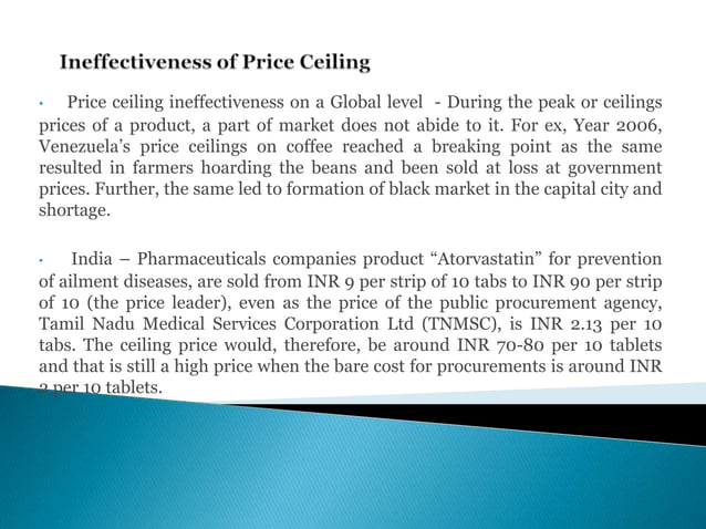 Price ceiling and price floor | PPTX | Commodities | Economy