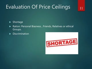 Price ceilings & price floors | PPTX