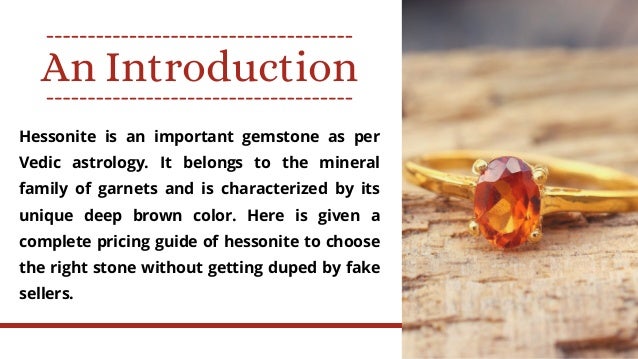 Price, cost and buying guide hessonite gemstone | PDF