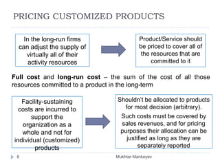Price decisions and profitability analisys | PPTX
