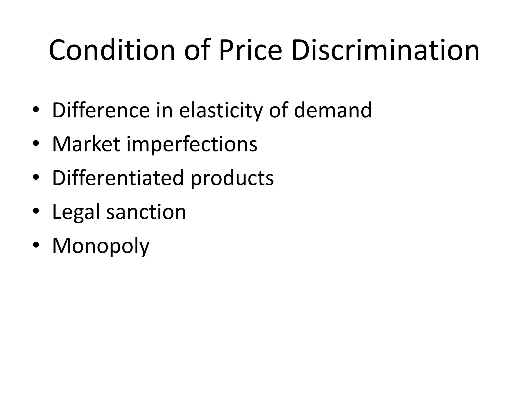 Price discrimination | PPTX