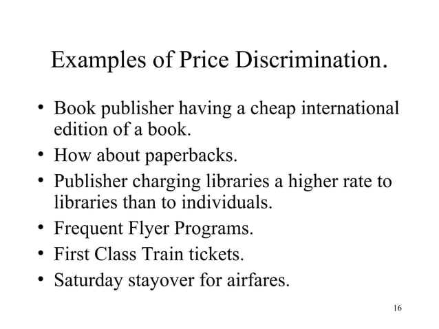 price discrimination.ppt with creativity | PPT