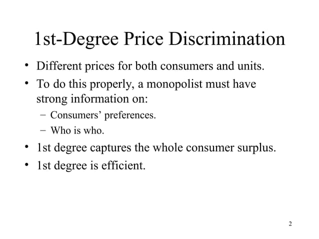 price discrimination.ppt with creativity | PPT