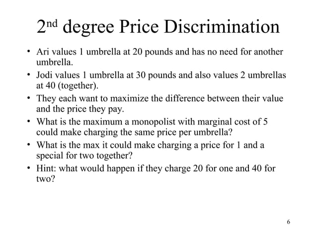 price discrimination.ppt with creativity | PPT
