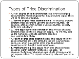 Price discrimination in airline industry | PPTX