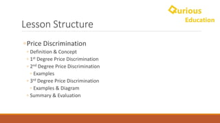 Price Discrimination Notes - A-level & IB Economics | PPT