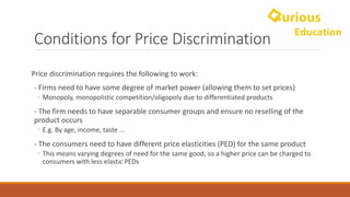 Price Discrimination Notes - A-level & IB Economics | PPT