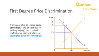 Price Discrimination Notes - A-level & IB Economics | PPT