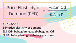 Price elasticity demand | PPTX