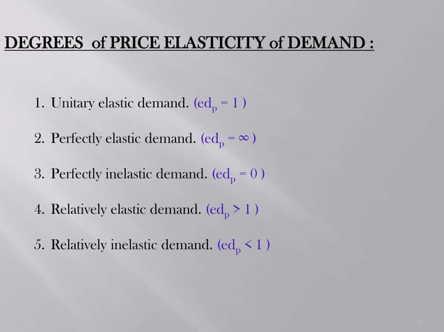 Price elasticity of demand | PPTX | Business | Business and Finance
