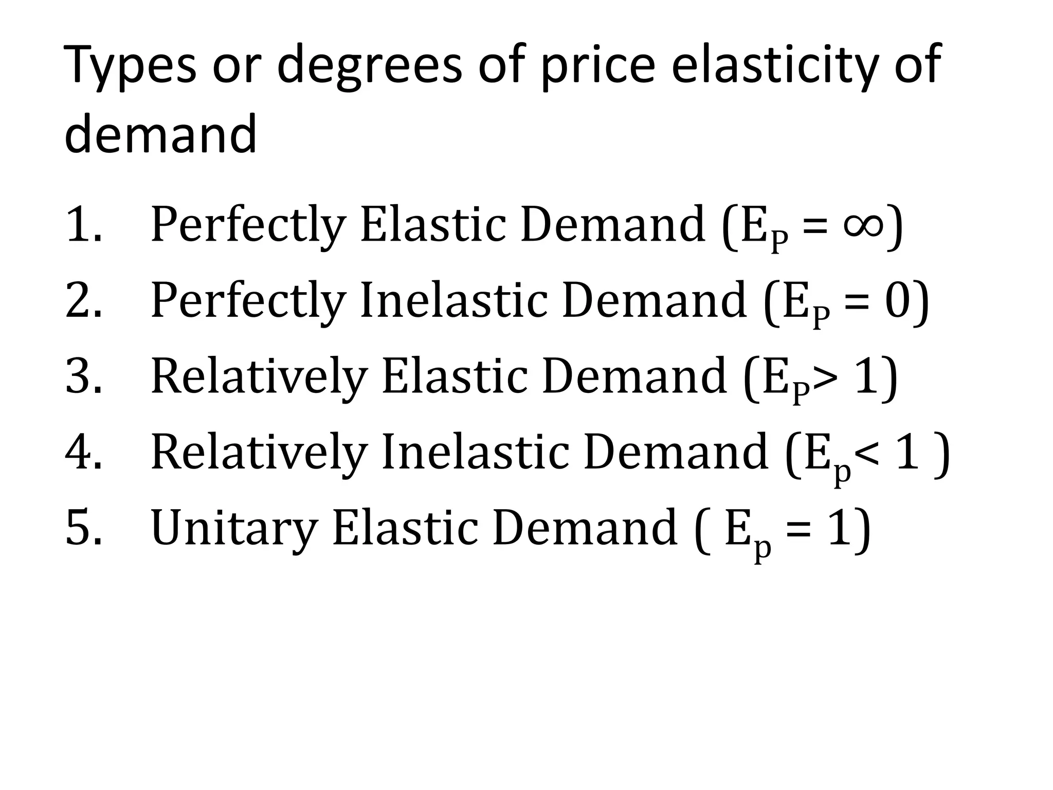 Price elasticity of demand | PPTX