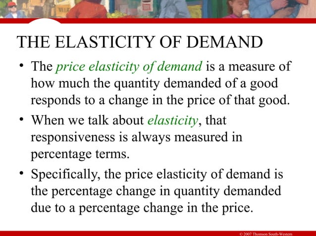 Price elasticity of demand | PPT