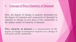 Price elasticity of demand | PPTX | Commodities | Economy