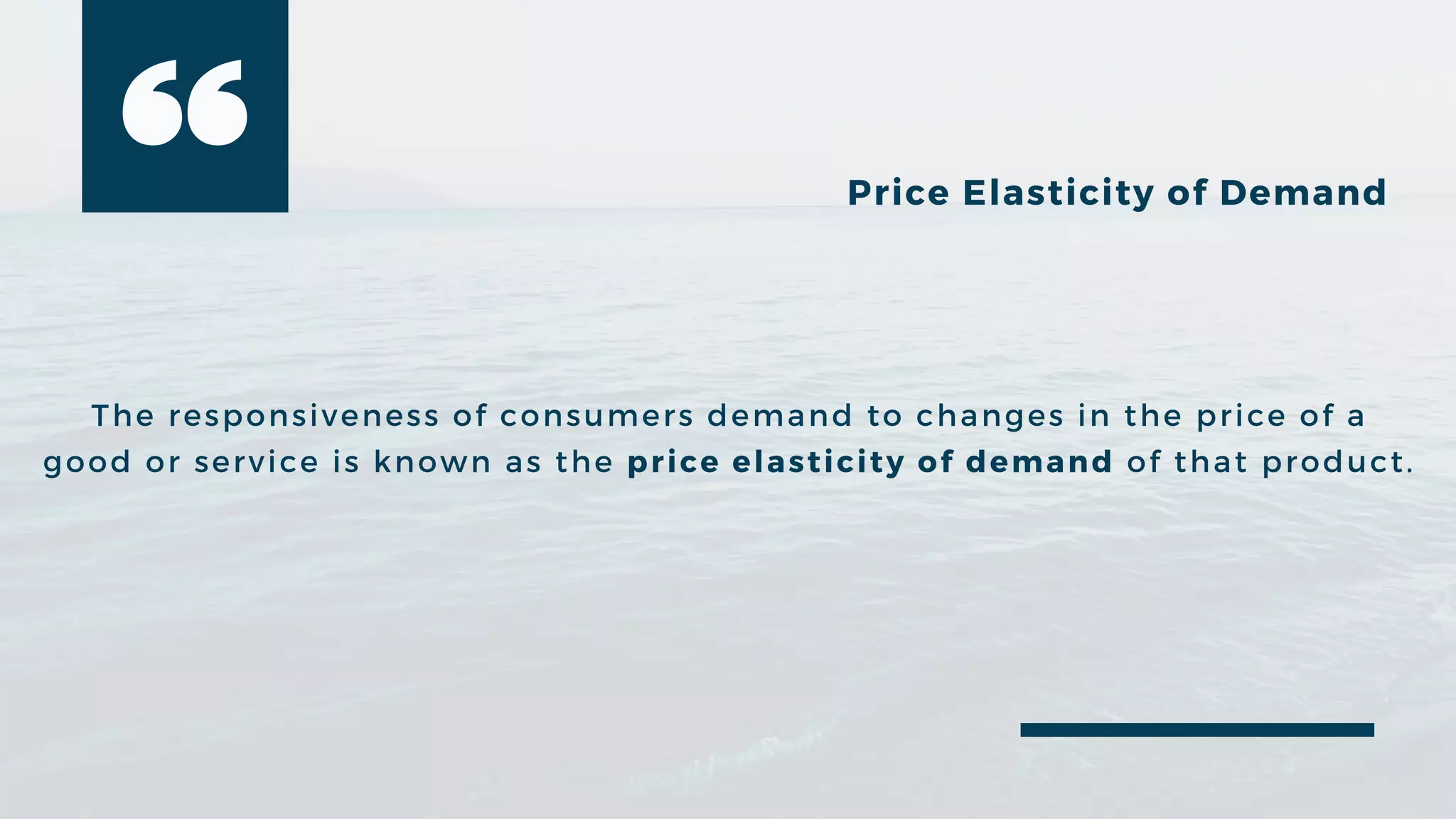 Price elasticity of demand | PDF