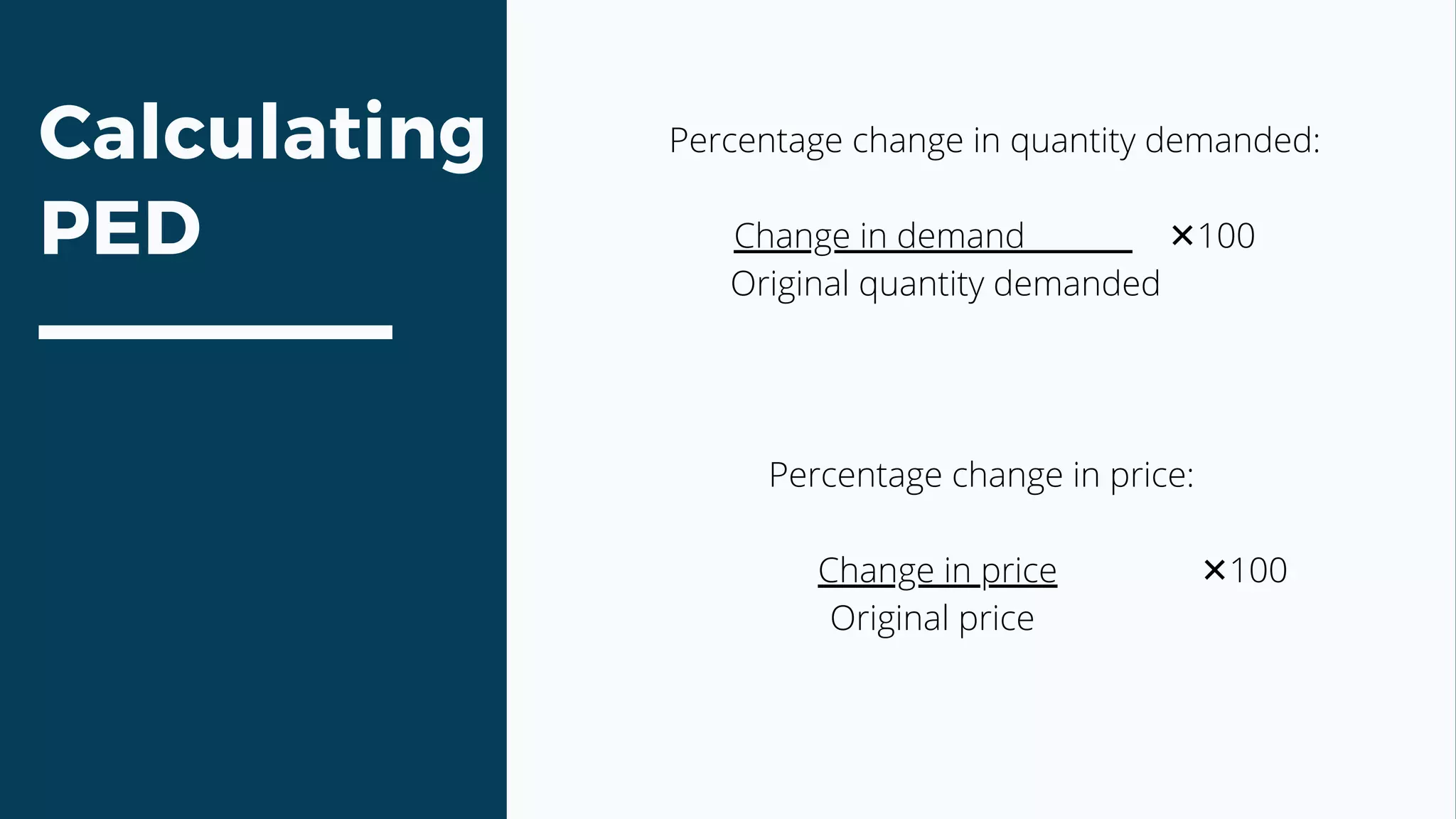 Price elasticity of demand | PDF