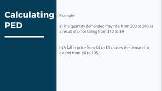 Price elasticity of demand | PDF