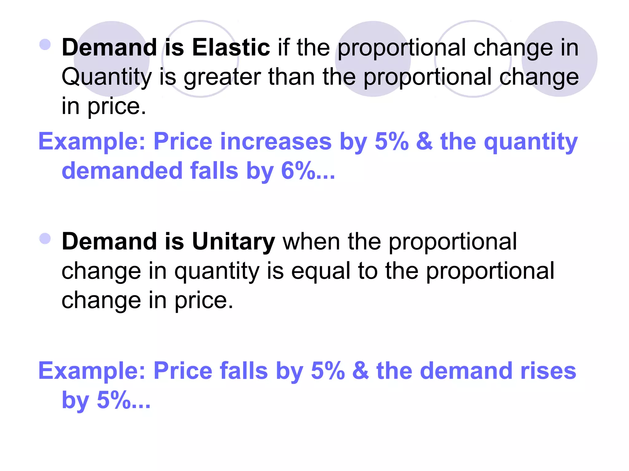 Price elasticity of demand 04 03 | PPT