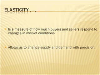 Price elasticity of demand and its application | PPT