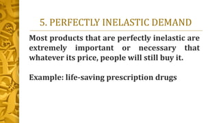 Price elasticity of demand (ped) | PPTX