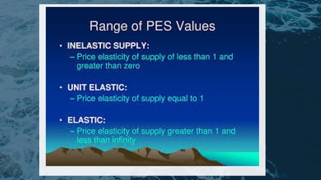 Price Elasticity Of Supply - PES | PDF