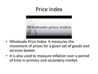 Price Index | Eonomics | PPTX | Economy | Business and Finance